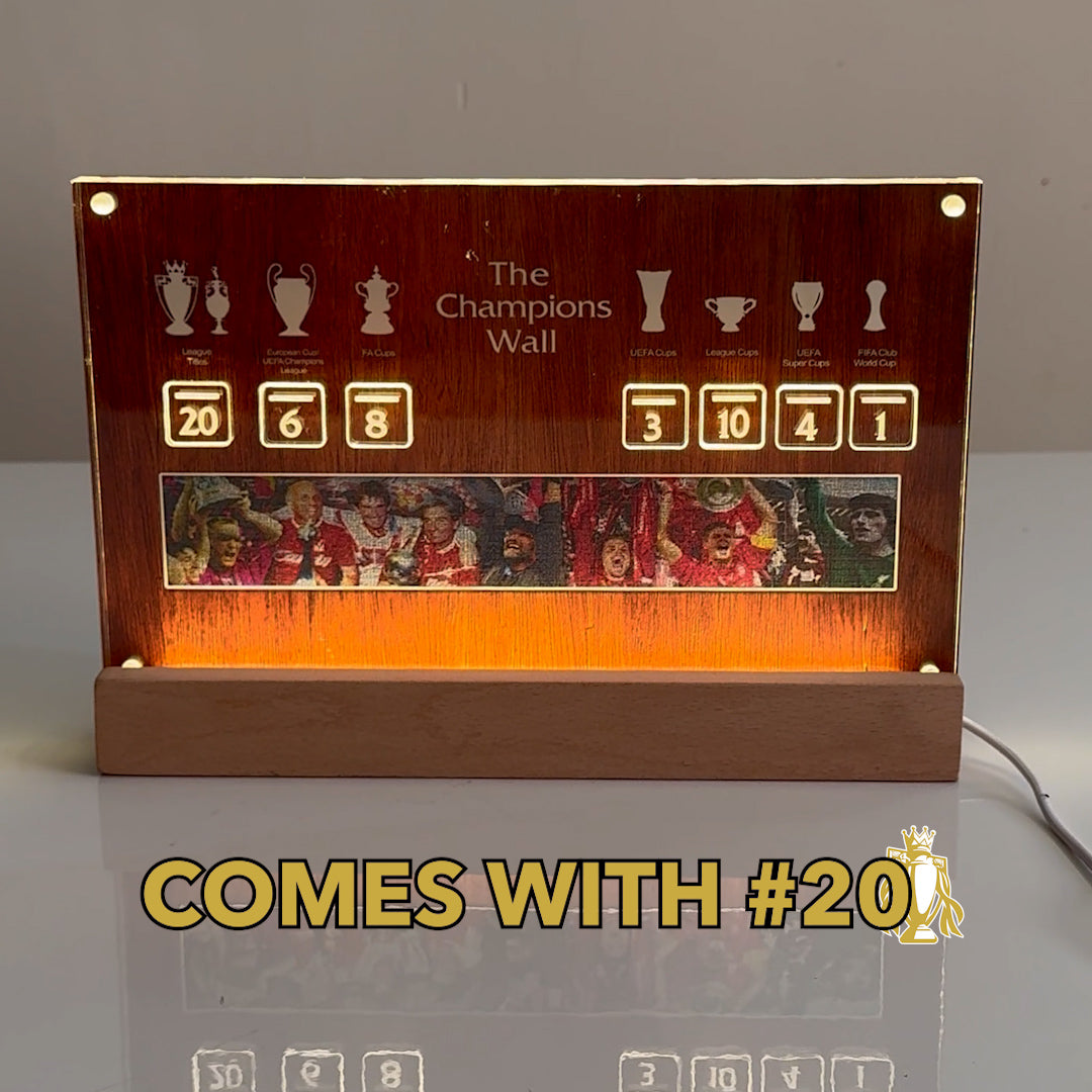 Champions Wall + Light Up Stand COMBO! – Kop Chants