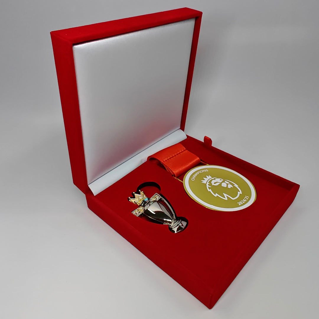 CHAMPIONS MEDAL + 3D TROPHY + VELVET BOX (PL3) – Kop Chants